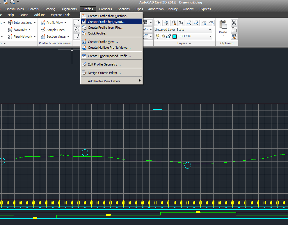 COMO CRIAR GREIDE DE PROJETO :: Mmcivil3d