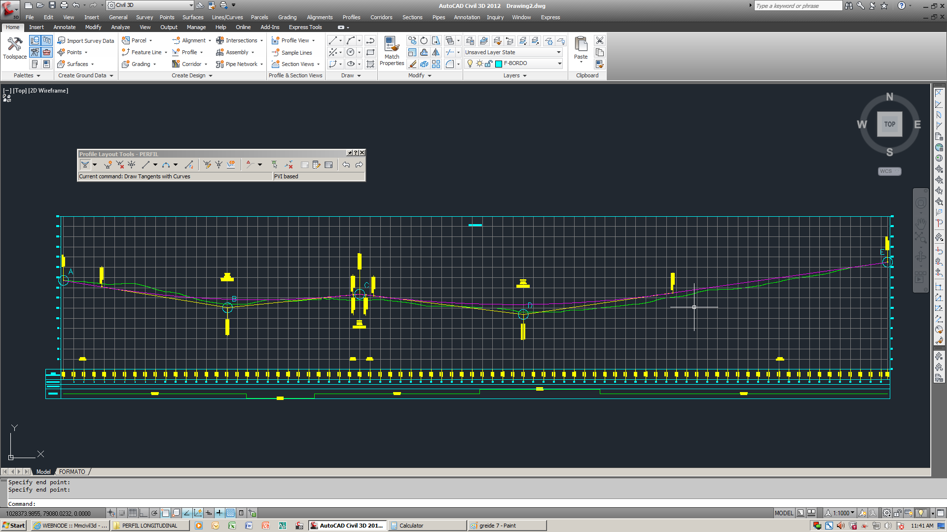 COMO CRIAR GREIDE DE PROJETO :: Mmcivil3d
